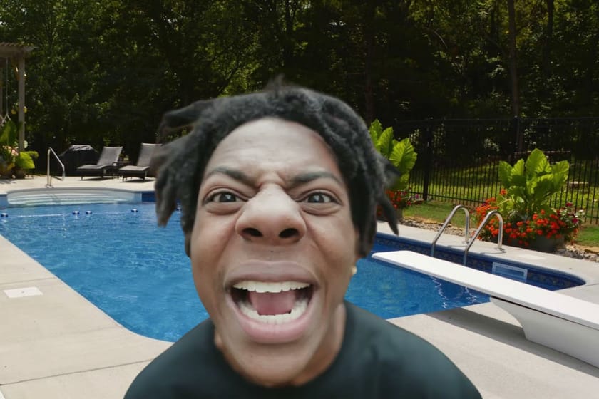 IShowSpeed’s hilarious attempt to dive into pool almost ends with him ...