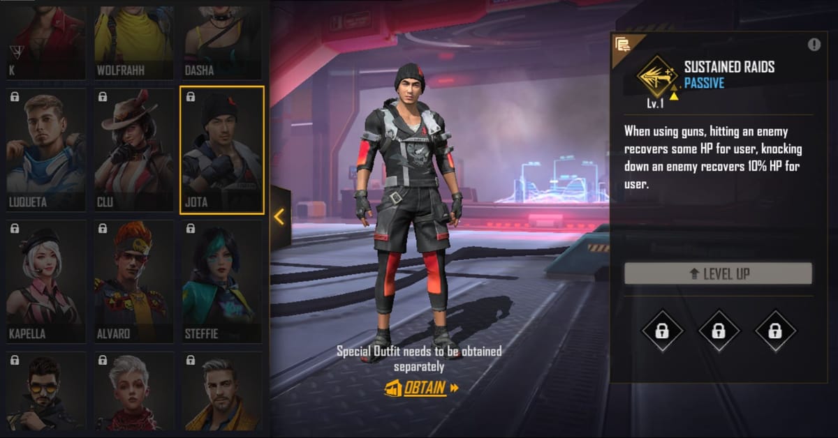 3 best Free Fire MAX character combinations to get more kills during ...