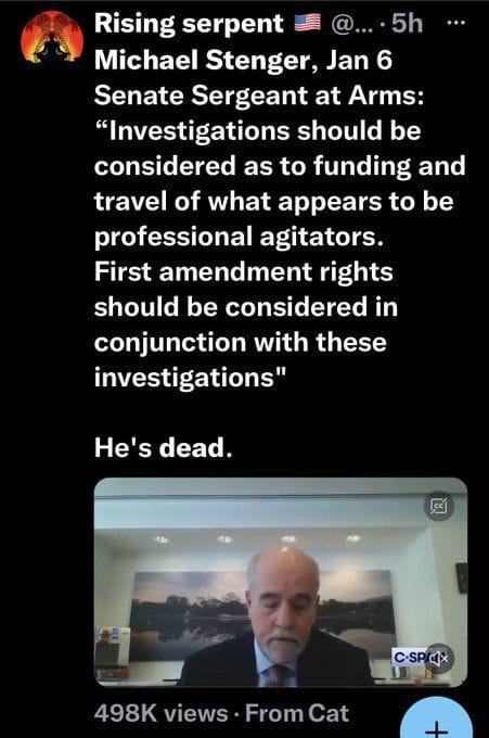 What happened to Michael Stenger? Former Senate sergeant in arms dies ...