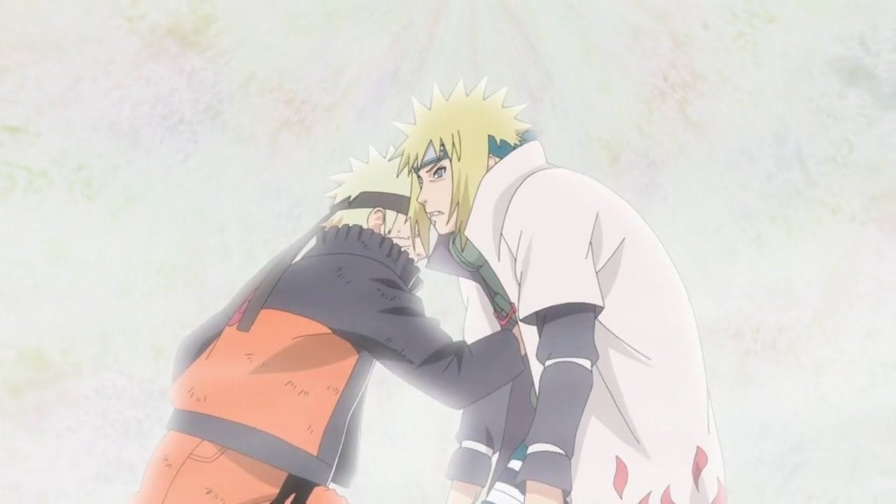 When does Naruto meet his Dad?