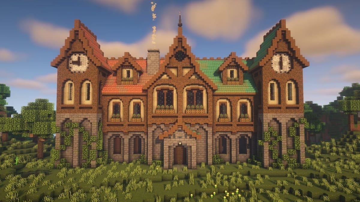 Building a mansion in Minecraft 1.19 update