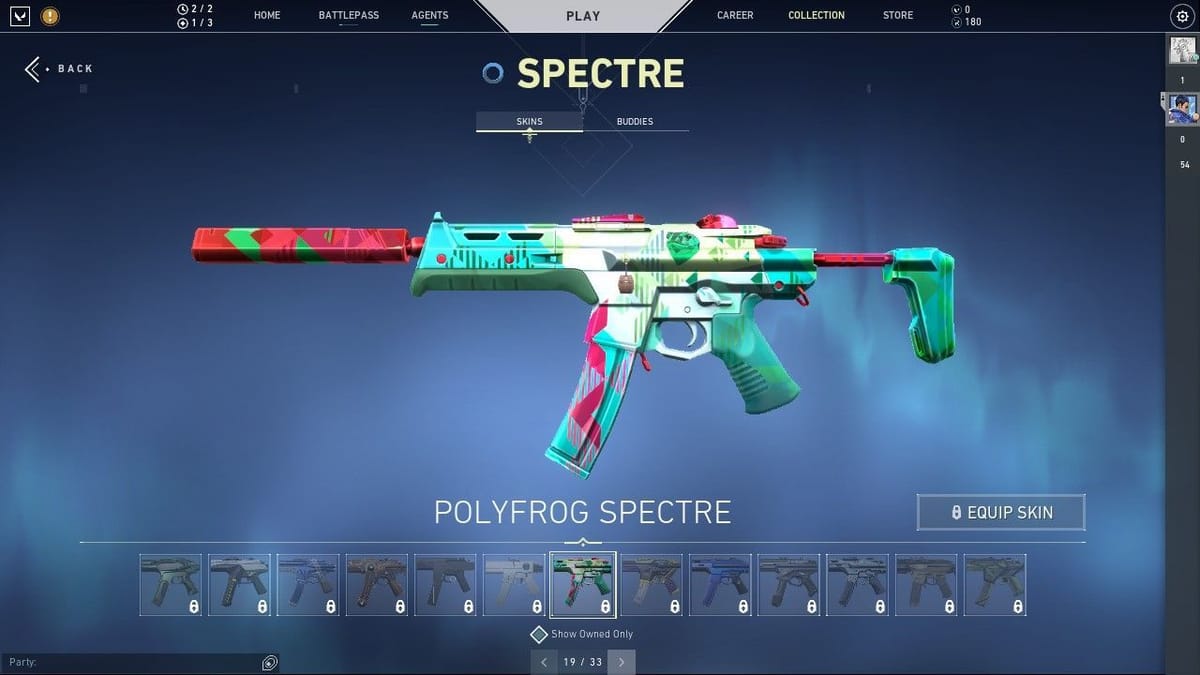 Full list of Spectre skins in Valorant as of Episode 4 Act 3