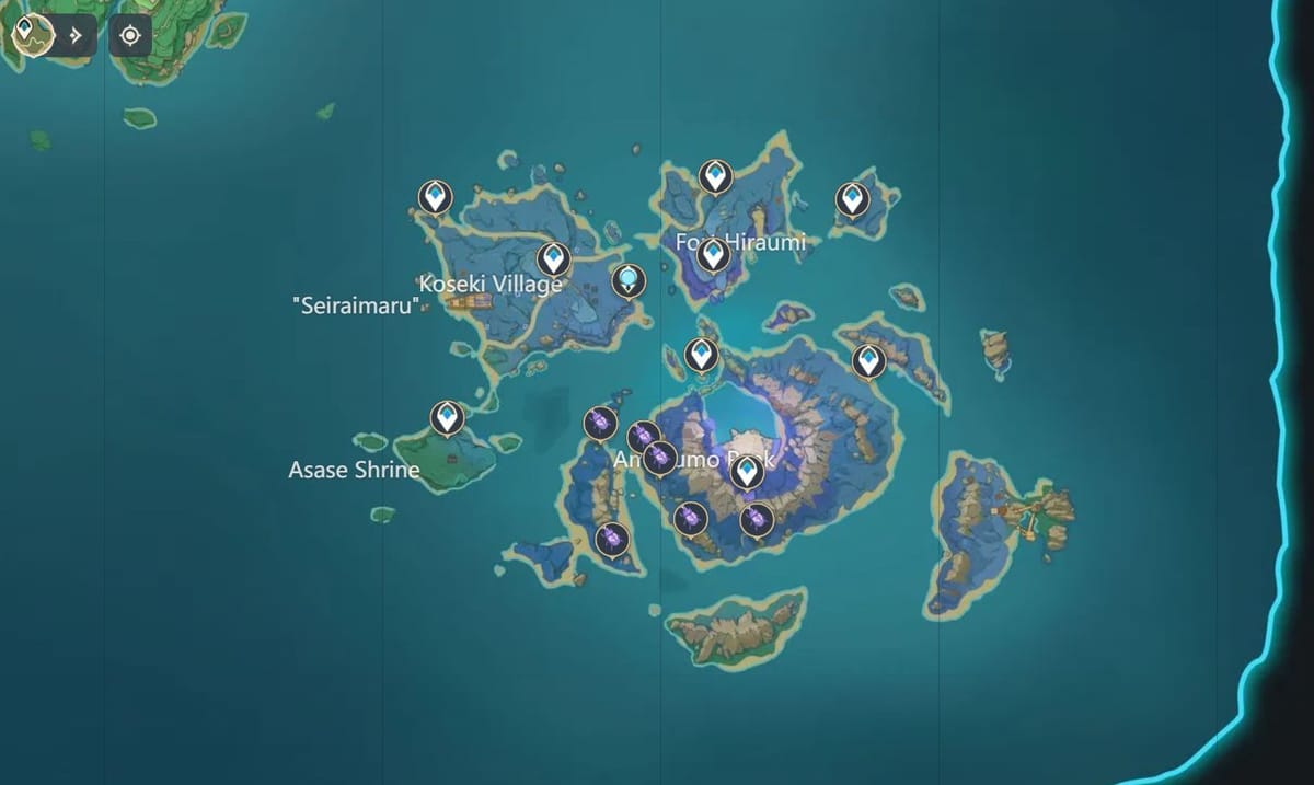 Genshin Impact Onikabuto locations and farming routes guide