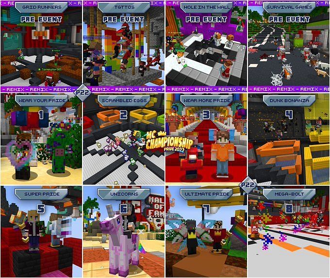 The Noxcrew reveals pre-event minigames for Minecraft Championship (MCC ...