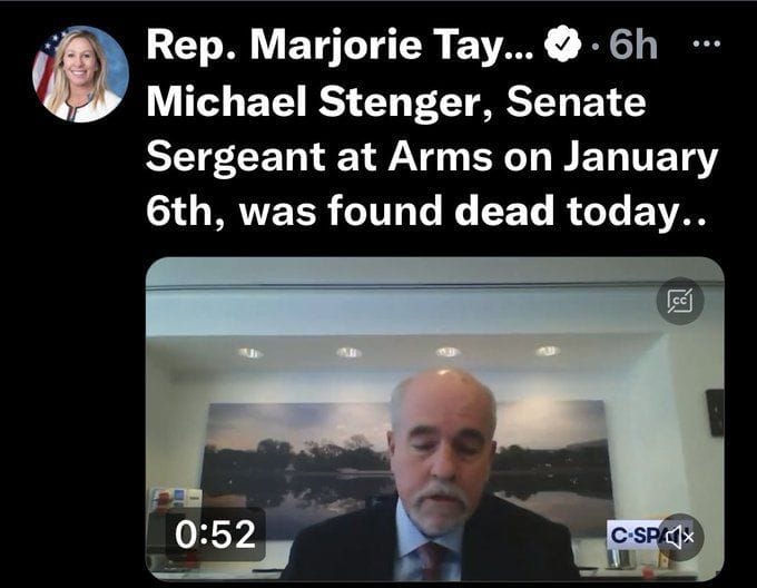 What happened to Michael Stenger? Former Senate sergeant in arms dies ...