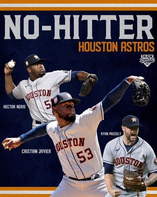 Breaking: Houston Astros throw combined no-hitter against New York Yankees