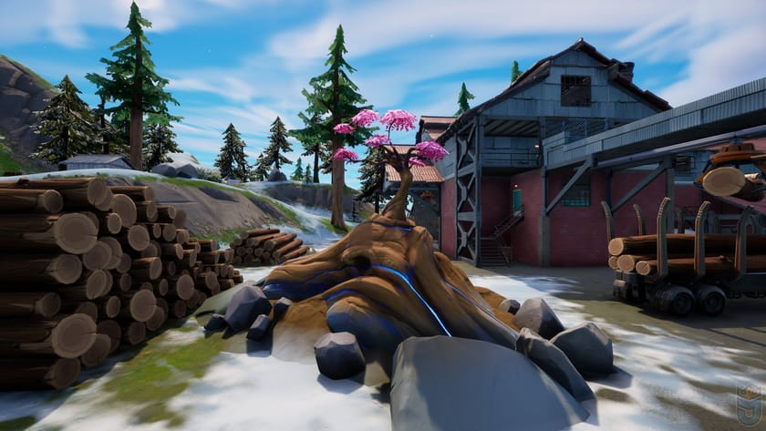 New Pink Reality Tree spotted in Fortnite for the first time