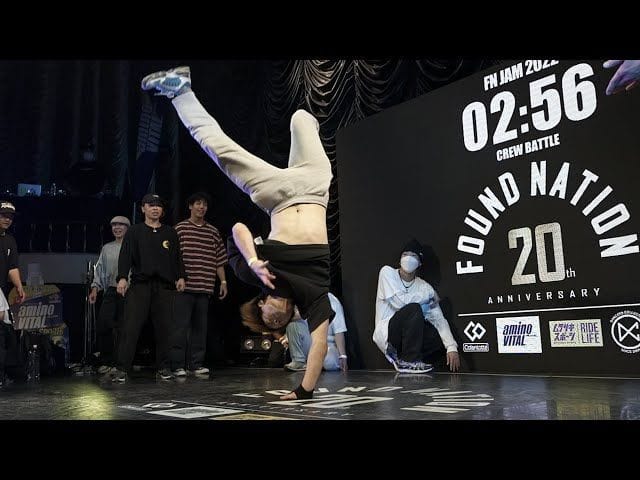 JOEYKAOTYK witnesses insane finishing move at Found Nation breakdancing ...