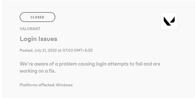 Valorant error code “VAL 19”: Cause, possible fixes, and more