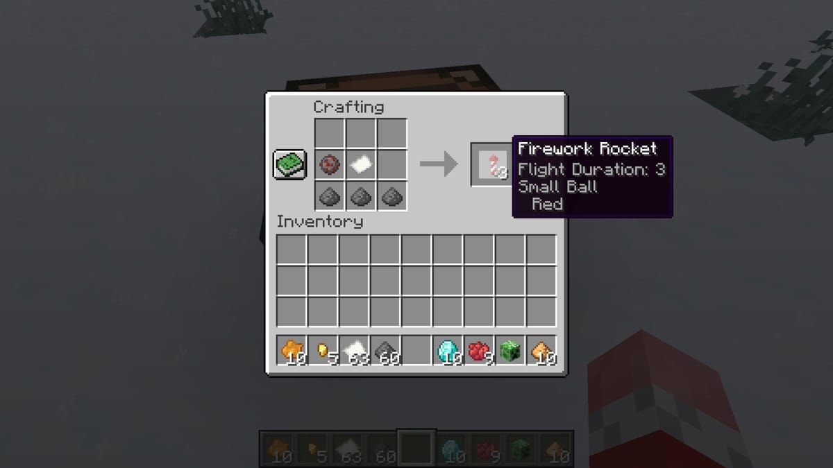 How to make fireworks in Minecraft 1.19