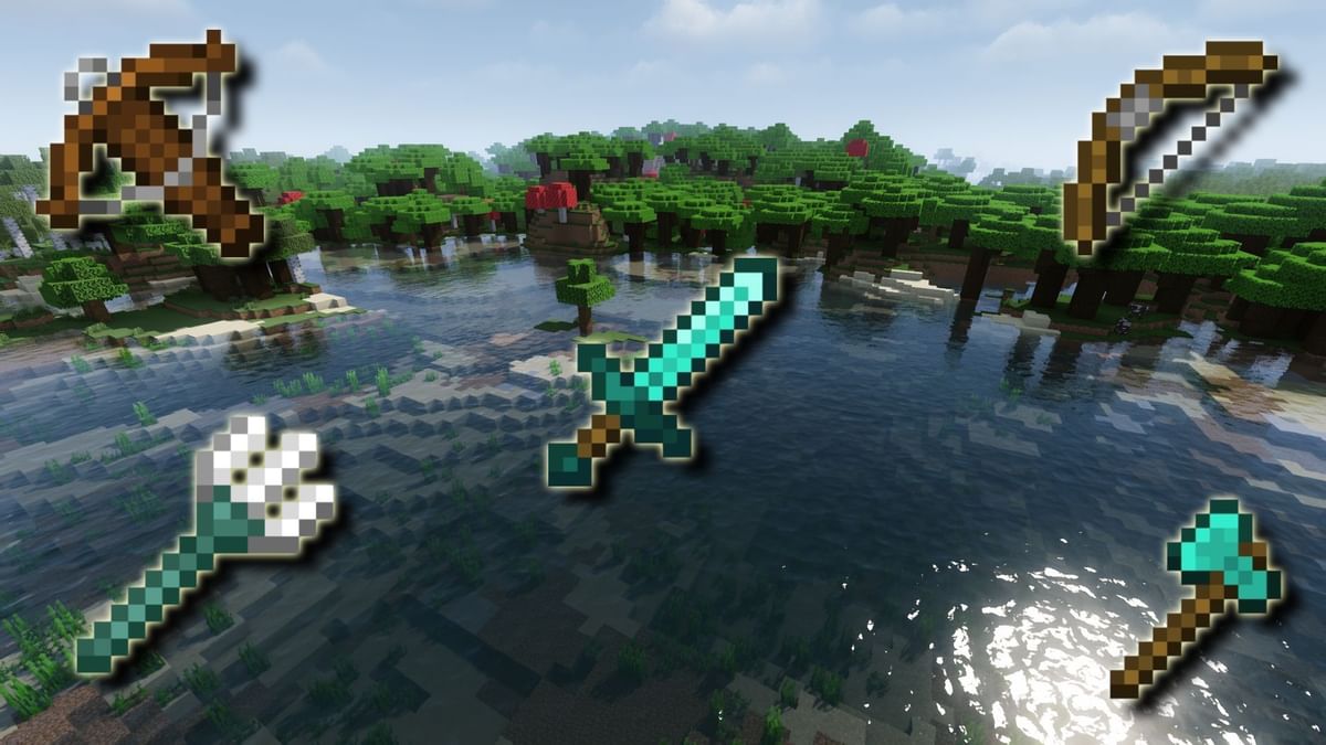 Minecraft 1.19 the 5 best weapons available to players
