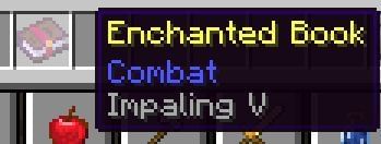 Impaling enchantment in Minecraft