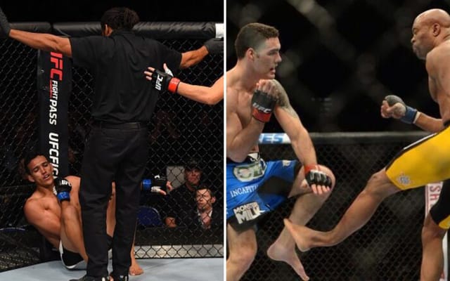 5 times UFC main event fights ended due to freak injuries