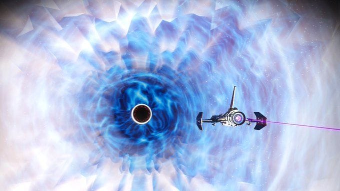 How to locate black holes in No Man's Sky