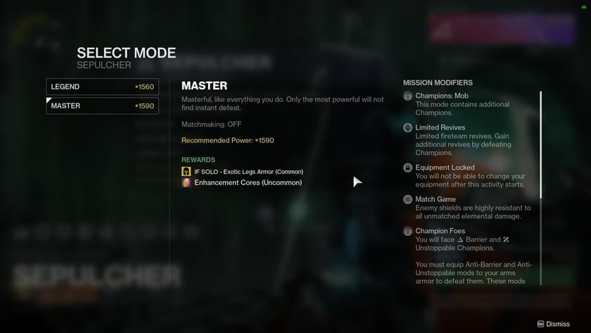 Destiny 2 Sepulcher Lost Sector guide: Location, Exotic drops, and how ...