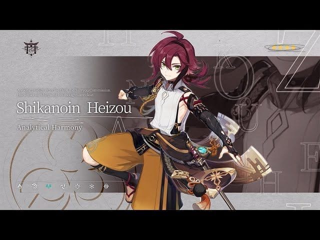 Genshin Impact Heizou: Ascension materials and talent books listed