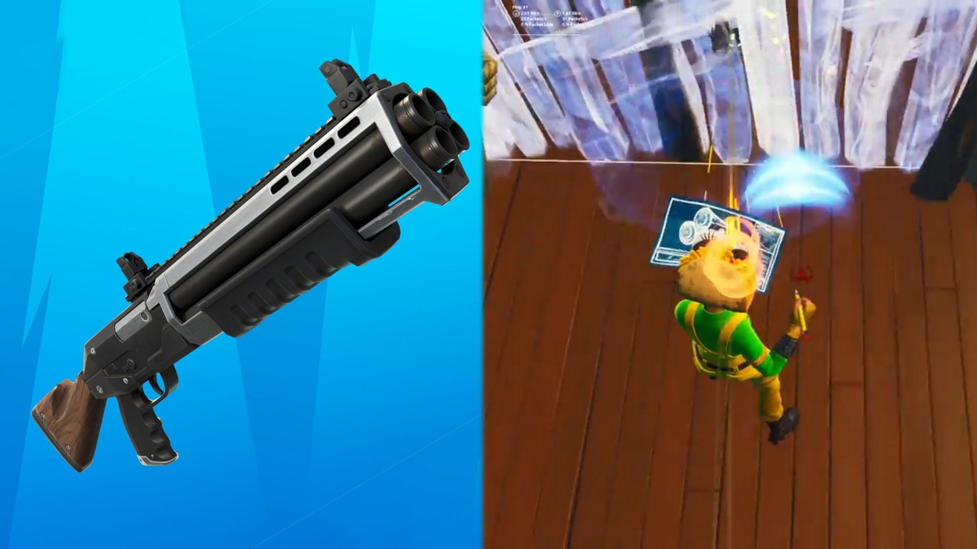 Fortnite Two-Shot Shotgun can now shoot players through builds, here's how