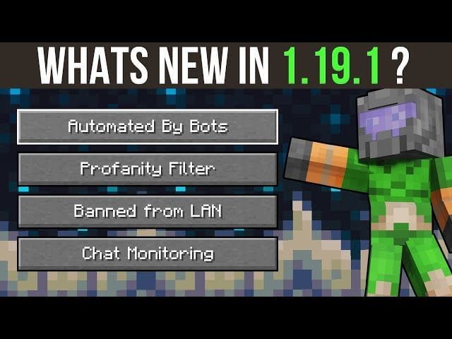 Minecraft 1.19.1: 5 things to remember before update's new chat and ...