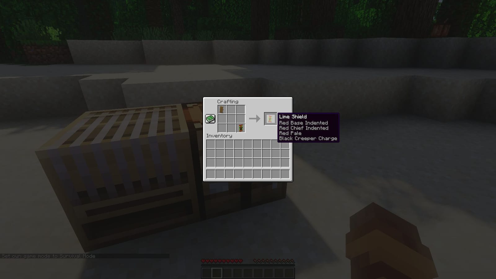 Minecraft 1.19: How to make custom shield