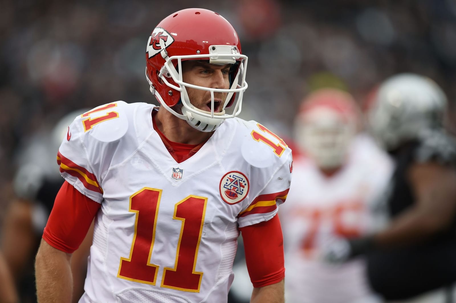 Patrick Mahomes and Alex Smith reunite at celebrity golf tournament