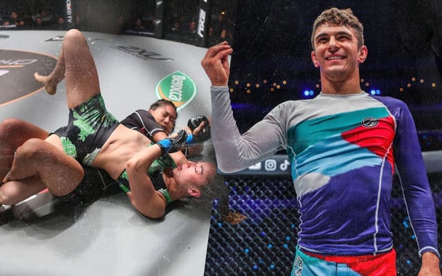 ONE Championship grappler Mikey Musumeci pulls of a twister submission ...