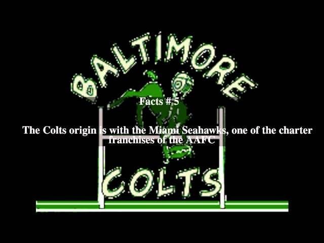 1947 brings us the original Baltimore Colts