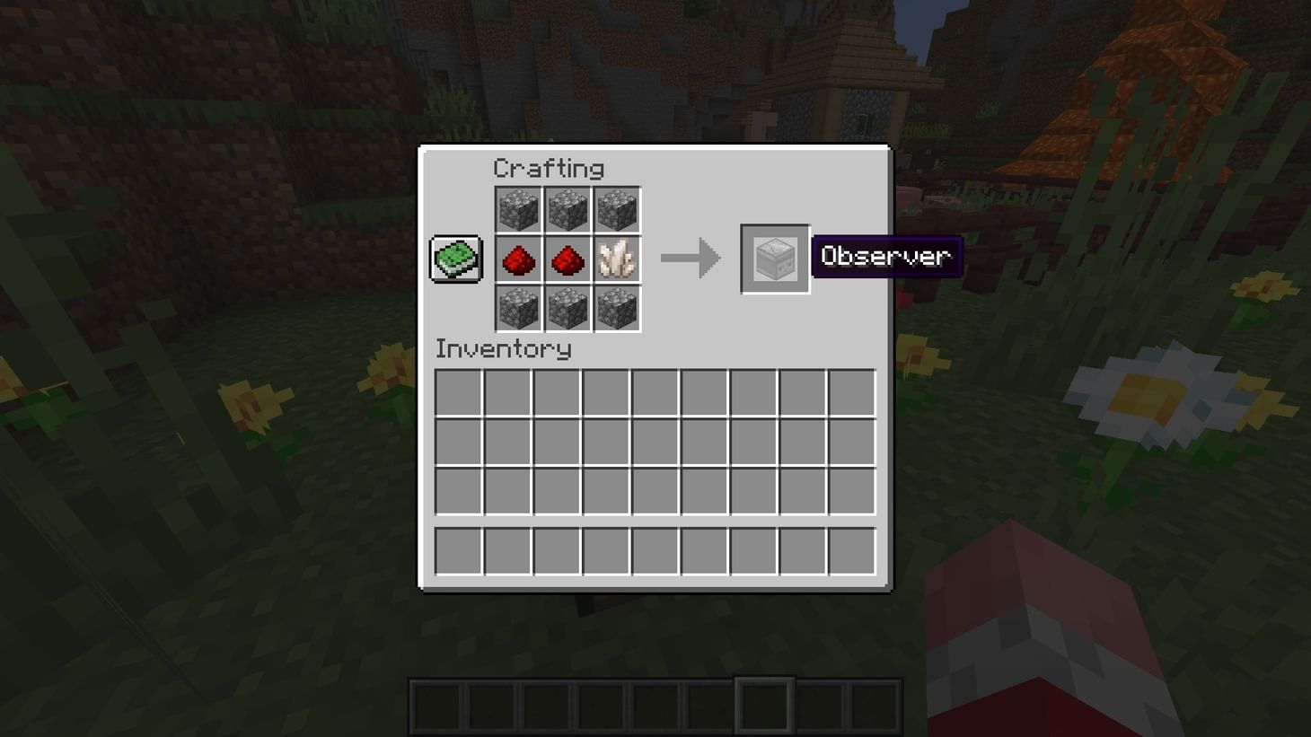 How to make and use an observer in Minecraft 1.19 update