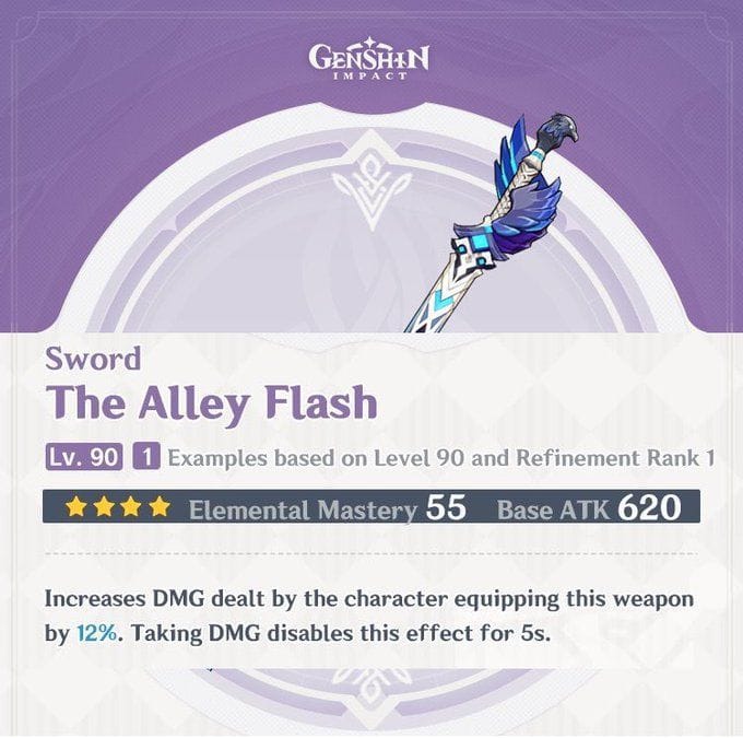 Alley Flash in Genshin Impact: Best characters, stats, and more details