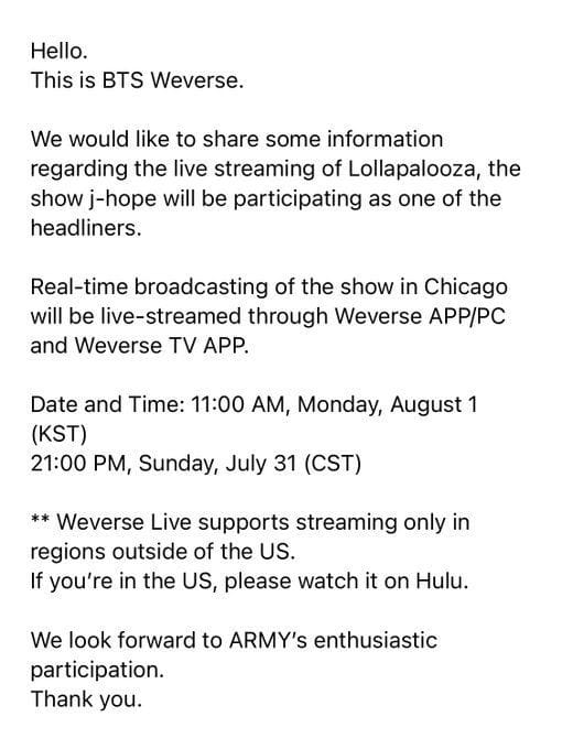 Weverse TV App: Livestream details, time, and all about j-hope and TXT ...
