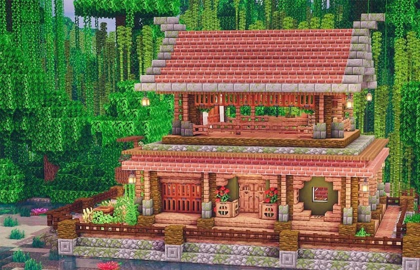 10 best jungle house designs in Minecraft 1.19 update