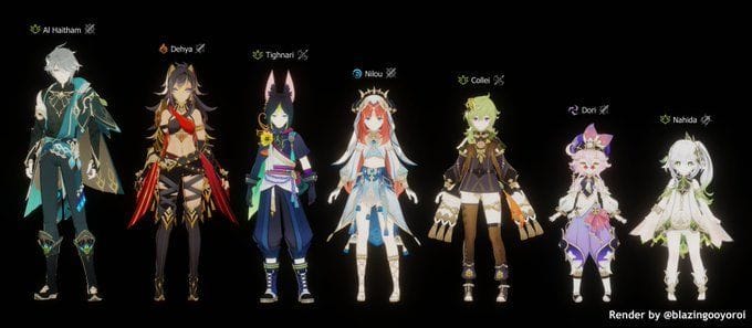 Genshin Impact Sumeru leaks: List of all 5-star and 4-star characters ...