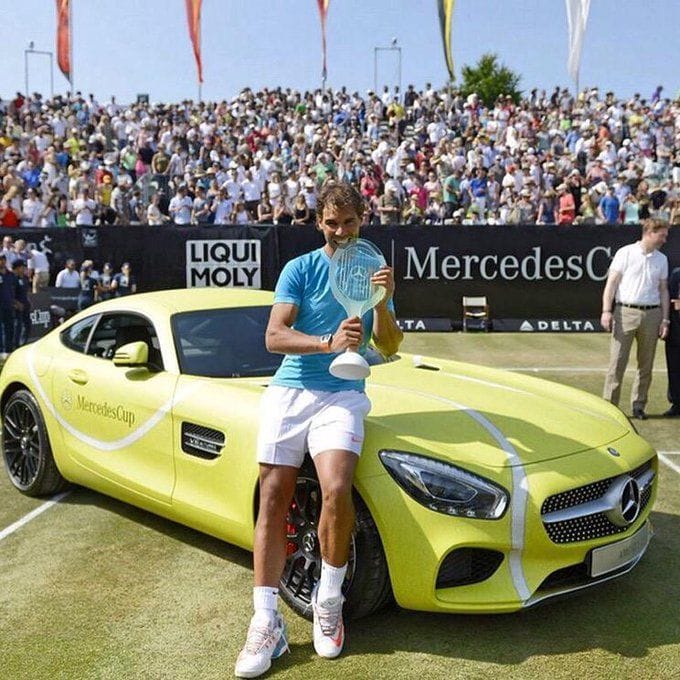 What kind of car does Rafael Nadal drive? Check out the latest addition ...