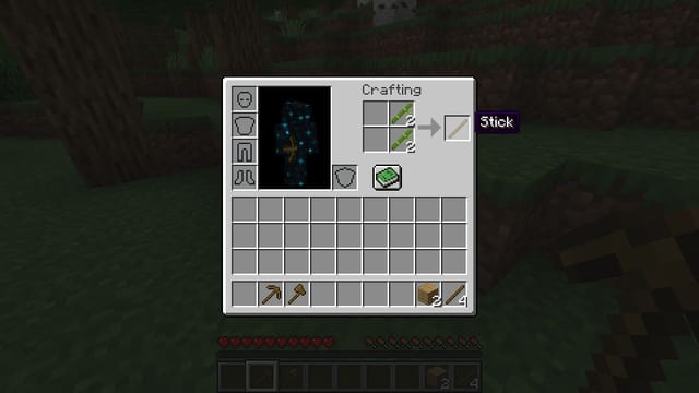 How to make sticks in Minecraft 1.19 update