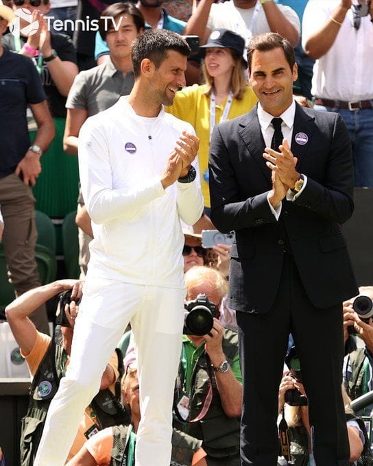 Watch: Roger Federer returns to Wimbledon's Centre Court to deafening ...