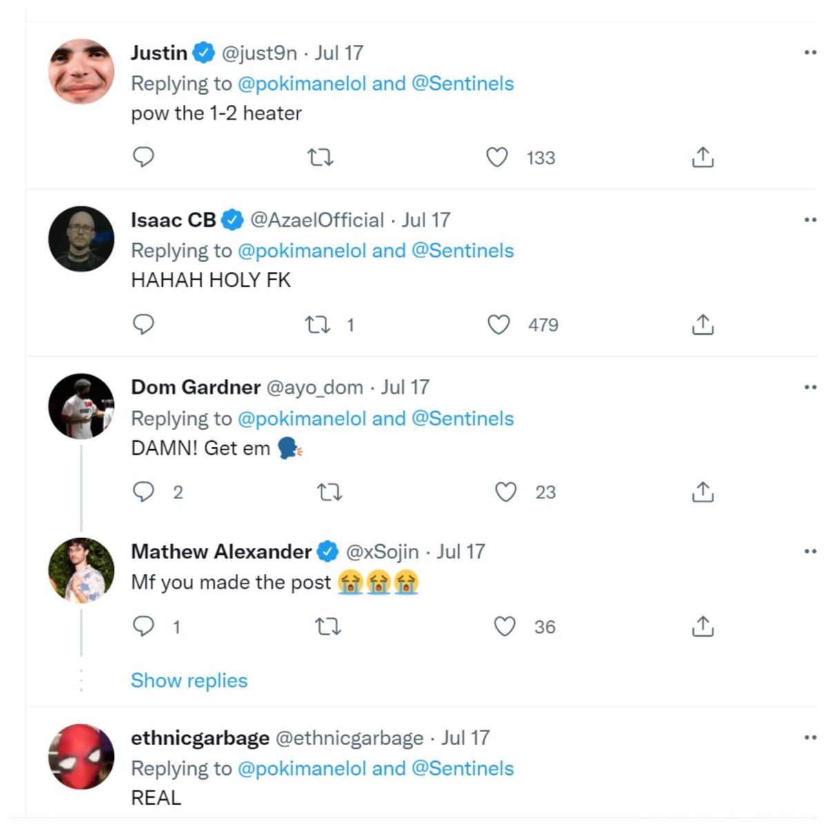 Pokimane hilariously roasts Shroud's Sentinels Valorant