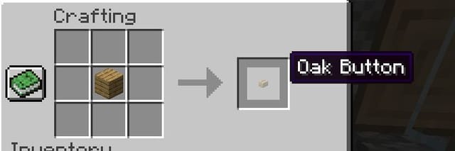 Button in Minecraft