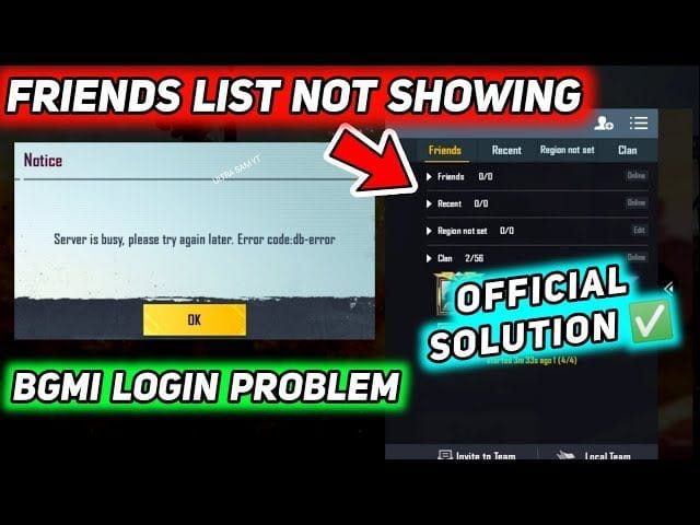 BGMI Login Failure issue: Possible reasons, adding friends, and more