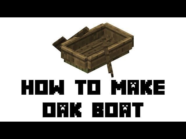 How to build a boat in Minecraft 1.19 update