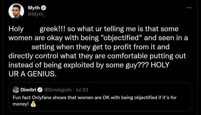 Greekgodx and Myth have a heated argument on Twitter amid controversial ...