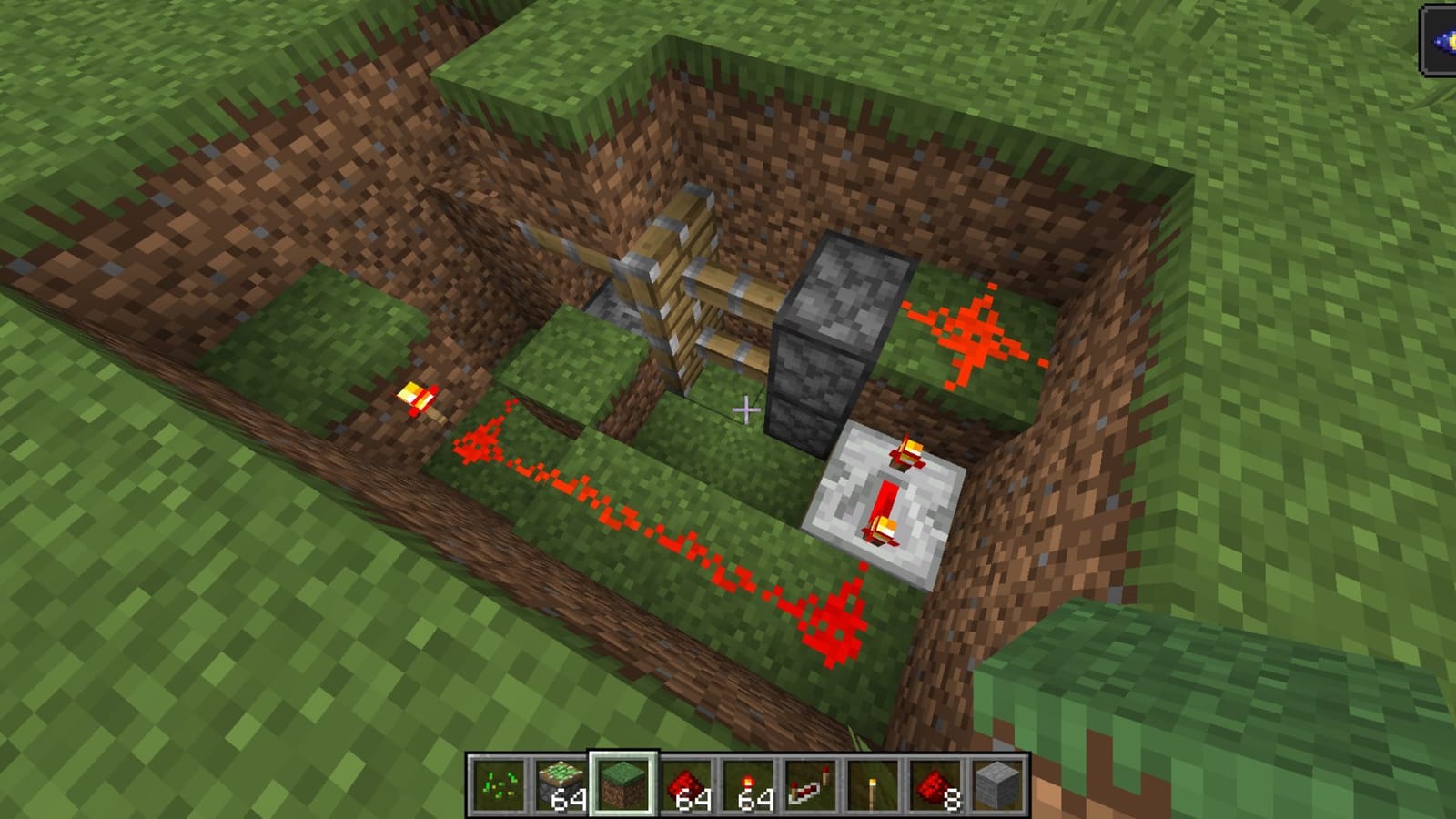 How to make a secret trapdoor in Minecraft 1.19 update