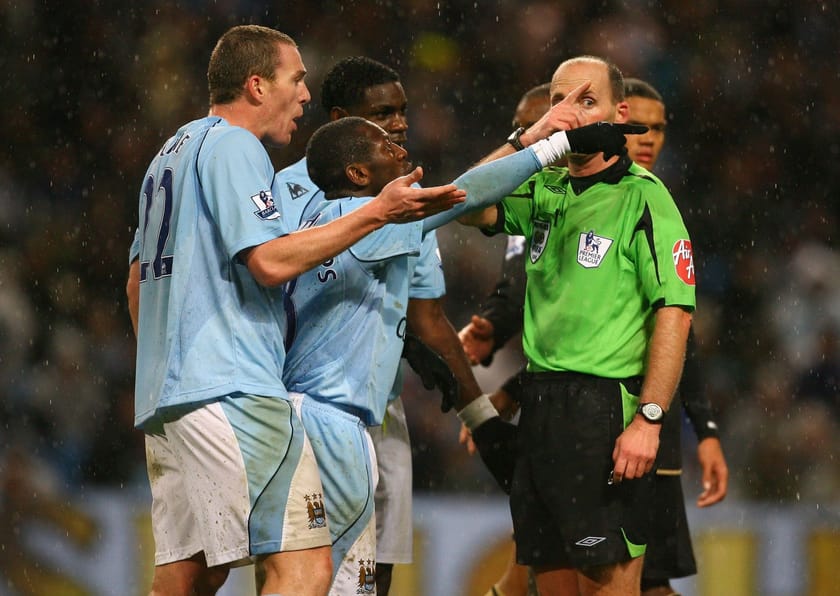 5 players with most red cards in Premier League history