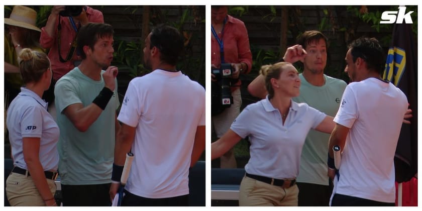 Video: Fabio Fognini and Aljaž Bedene involved in a heated argument