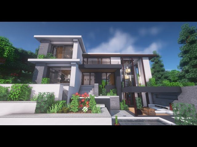 How to build a small modern house in Minecraft 1.19 update