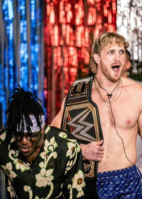 Logan Paul appears with customized WWE Championship in new Sidemen ...
