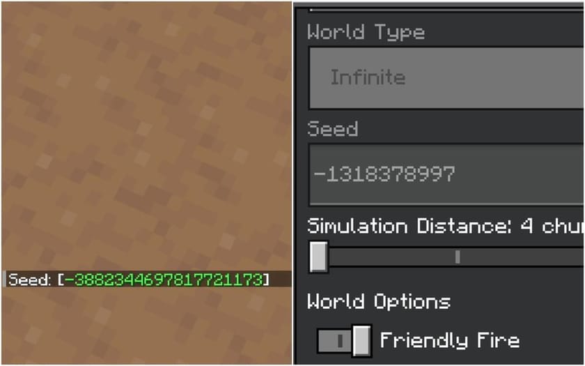 How to find your world seed on Minecraft
