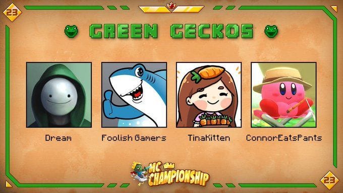 Minecraft Championship (MCC) 23: All the teams announced
