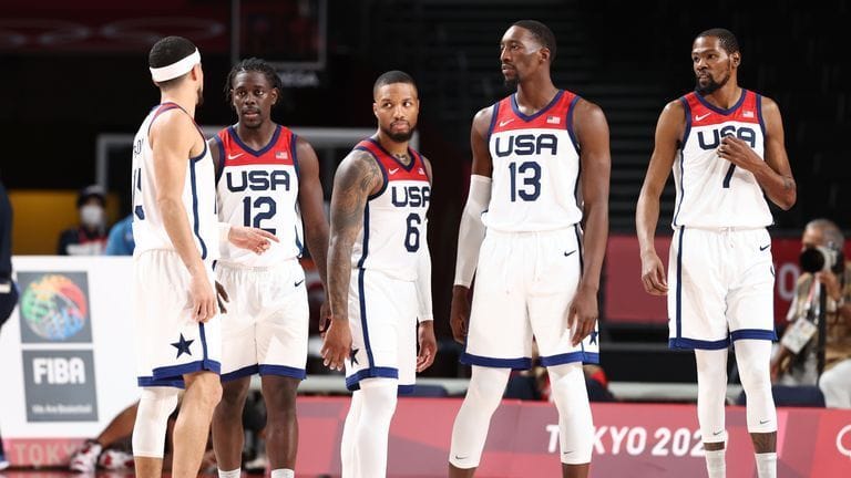 USA Men's Olympic Basketball Gold Medal Wins