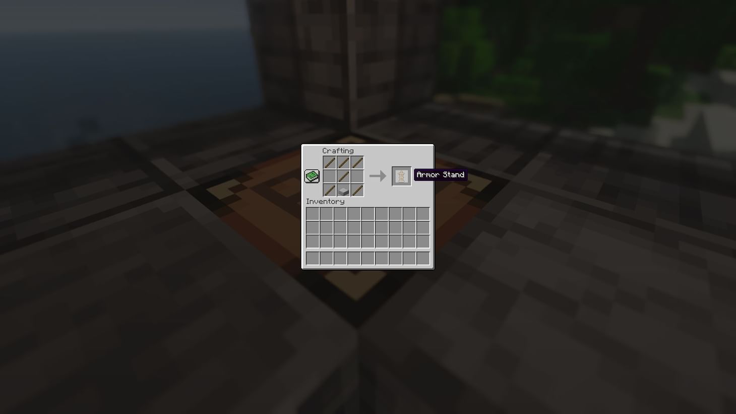 Minecraft 1.19 how to make an armor stand