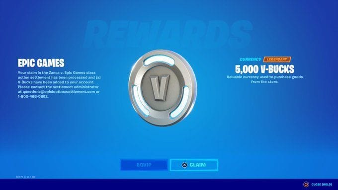 Fortnite players are getting 1,000 free V-Bucks as Epic Games lawsuit ...