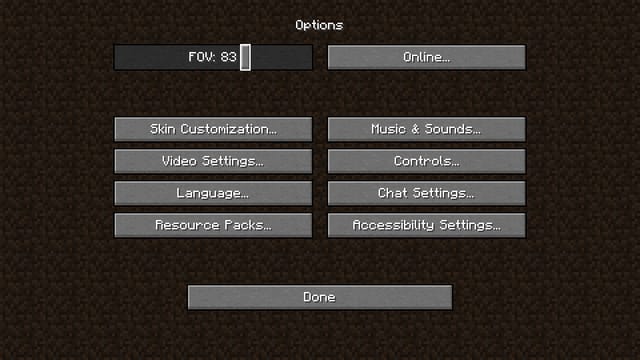 How to zoom in Minecraft Java 1.19 update